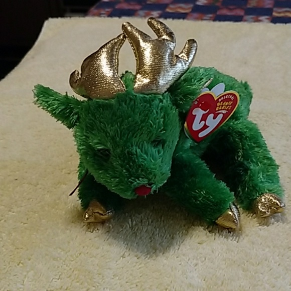Holiday | Beanie Babies By Ty Deer Called Sleighbelle | Poshmark